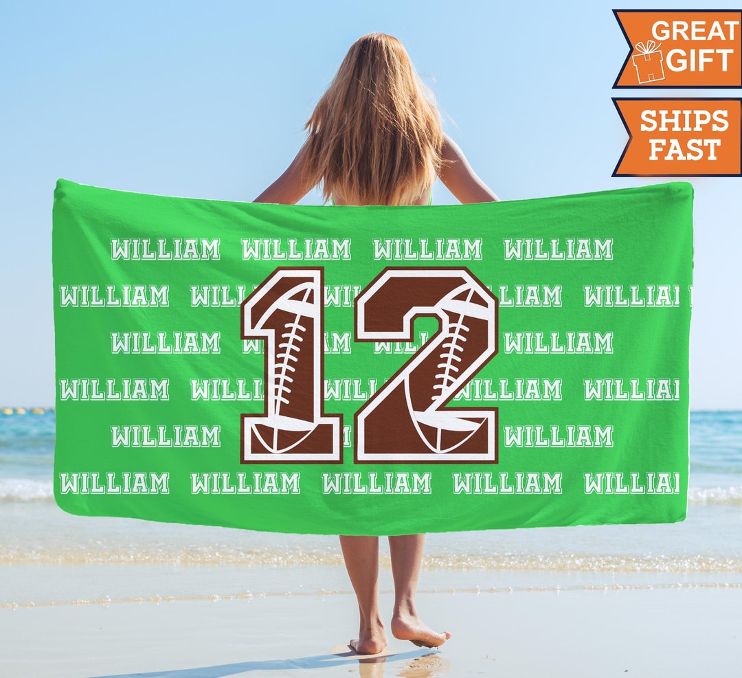 Custom Football Towels, Football Team Gifts, Sports Gifts, Football ...