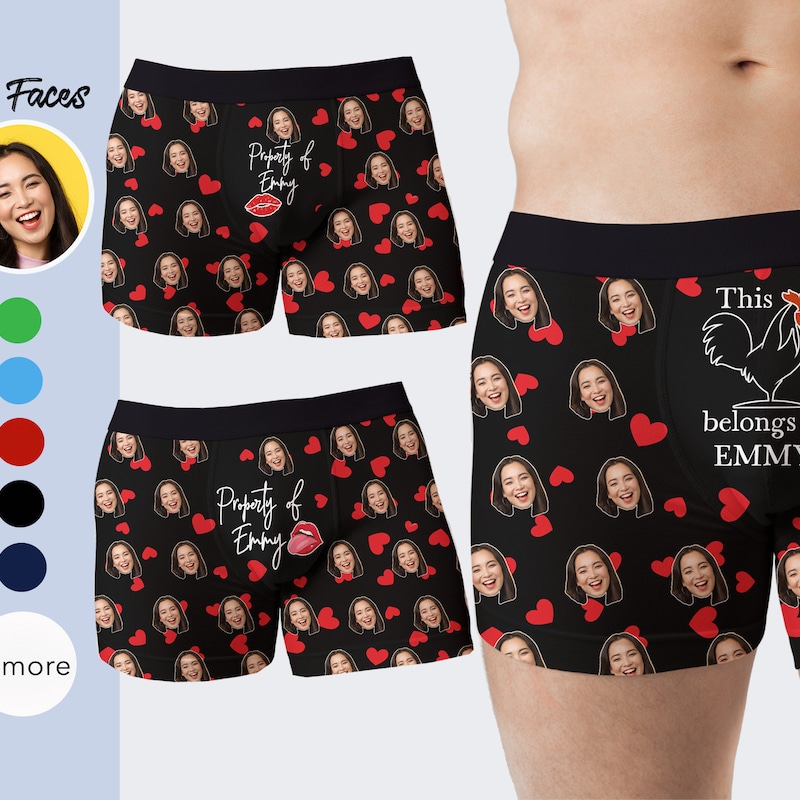 Custom Boxers - Etsy