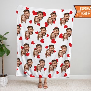 Personalized Blanket, Custom Face Blanket, Photo Blanket, Wedding Gift ...