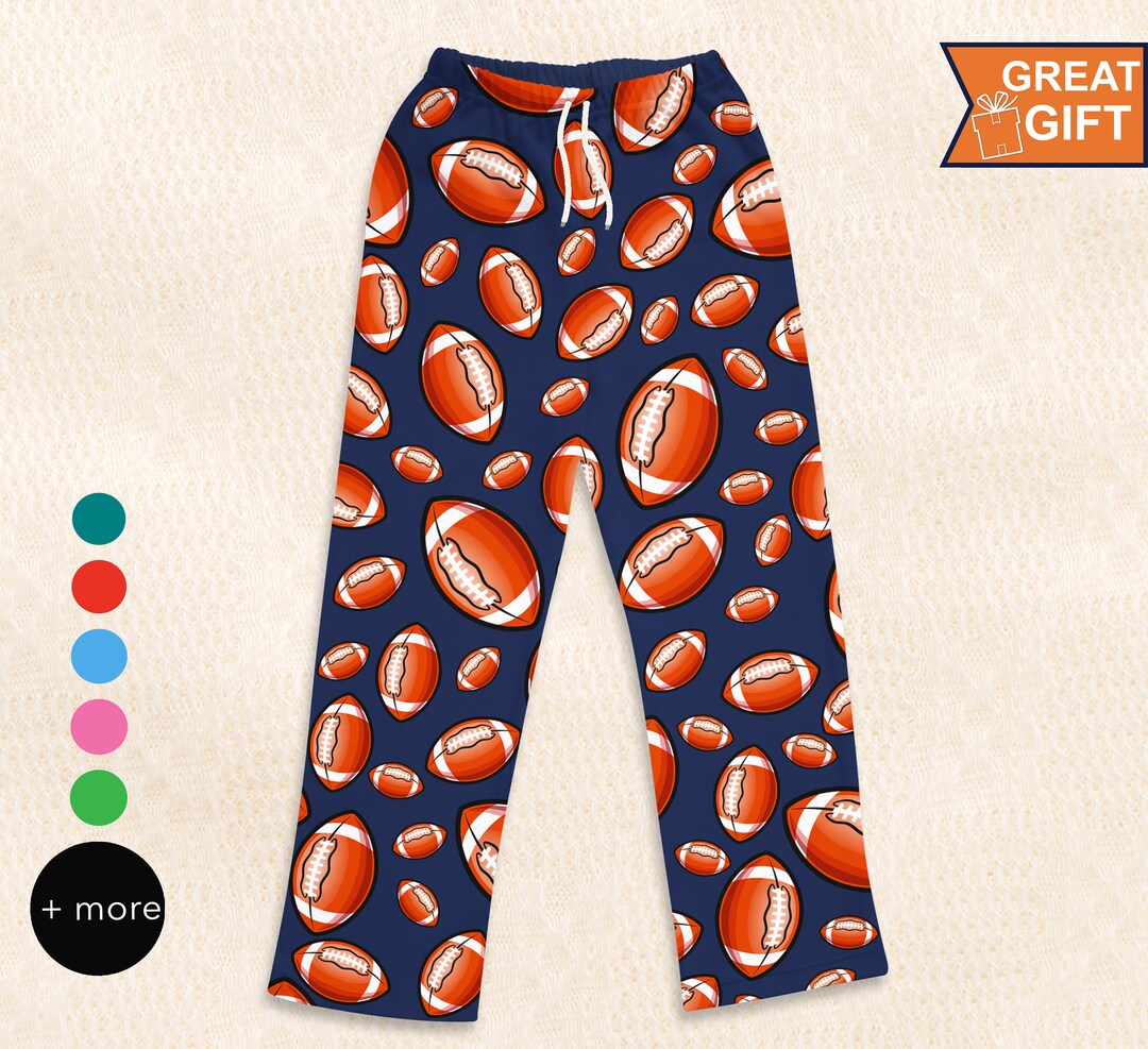 Football Pajama, Sports Gift, Football Gift, Gift for Football Player ...