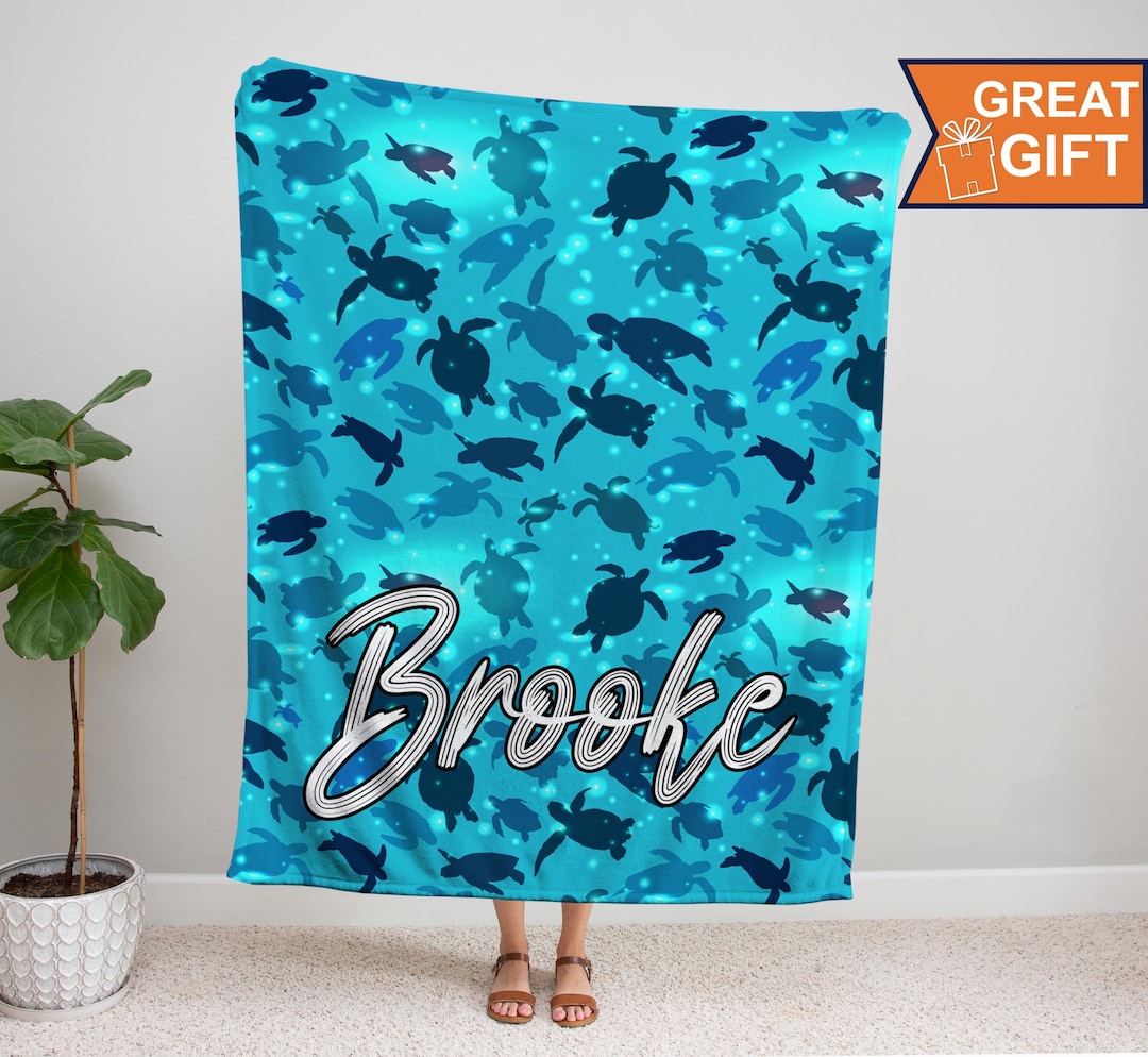 Turtle Blanket, Turtle Throw Blanket, Turtle Adult Kid Blanket, Turtle ...