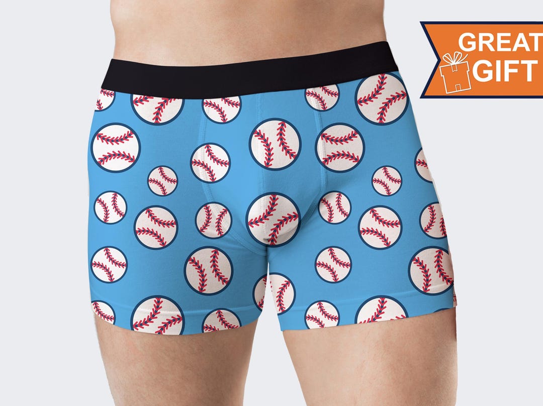 Baseball Boxers, Sports Gift, Baseball Gift, Gift for Baseball Player ...