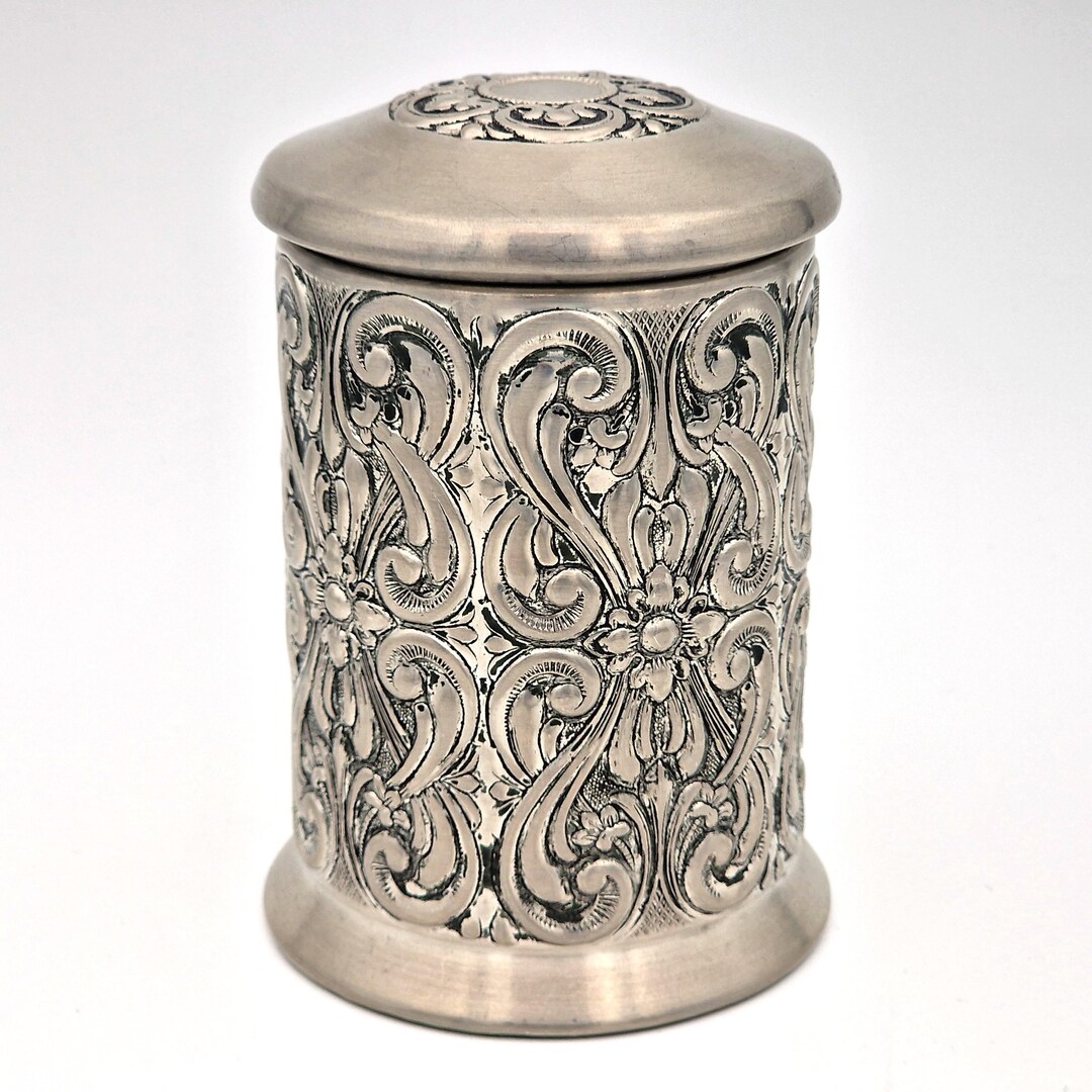 Vintage Hagness Pewter Trinket Box With Lid – Scandinavian Collectible ...