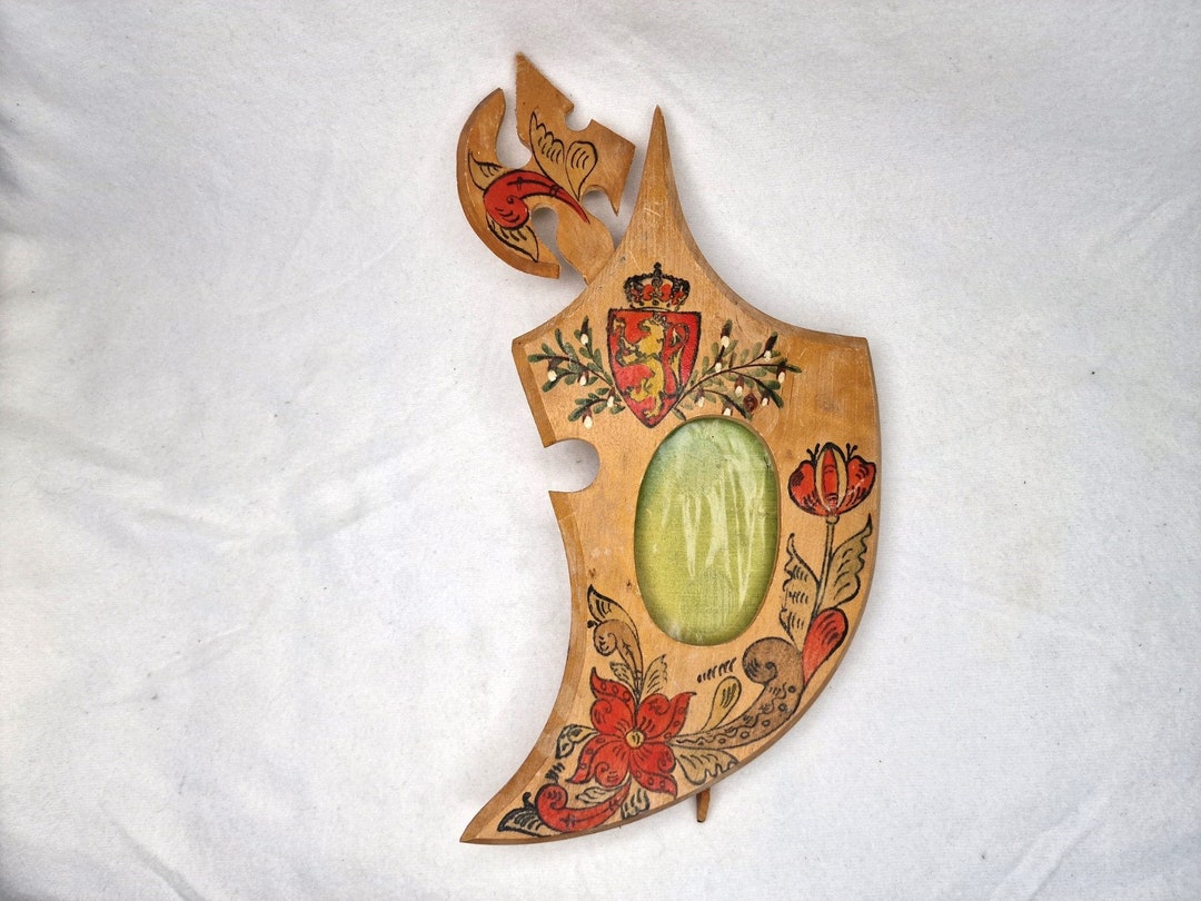 Coat of Arms of Norway. Picture Frame From the First Half of the 20th ...