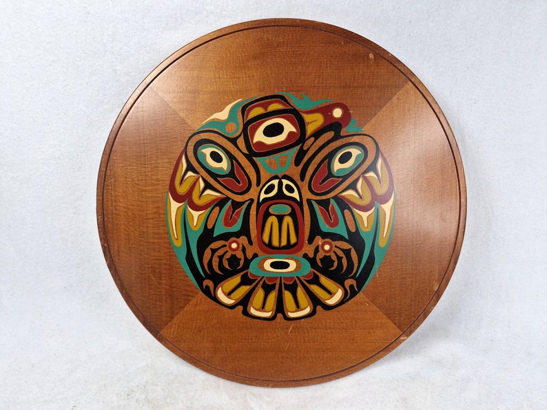 Haida Western Red Cedar Wood Wall Plaque. A Legend of the Eagle ...