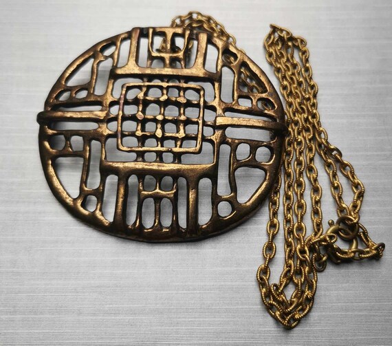 Uni David-Andersen design Unn Tangerud bronze pendant… - Gem