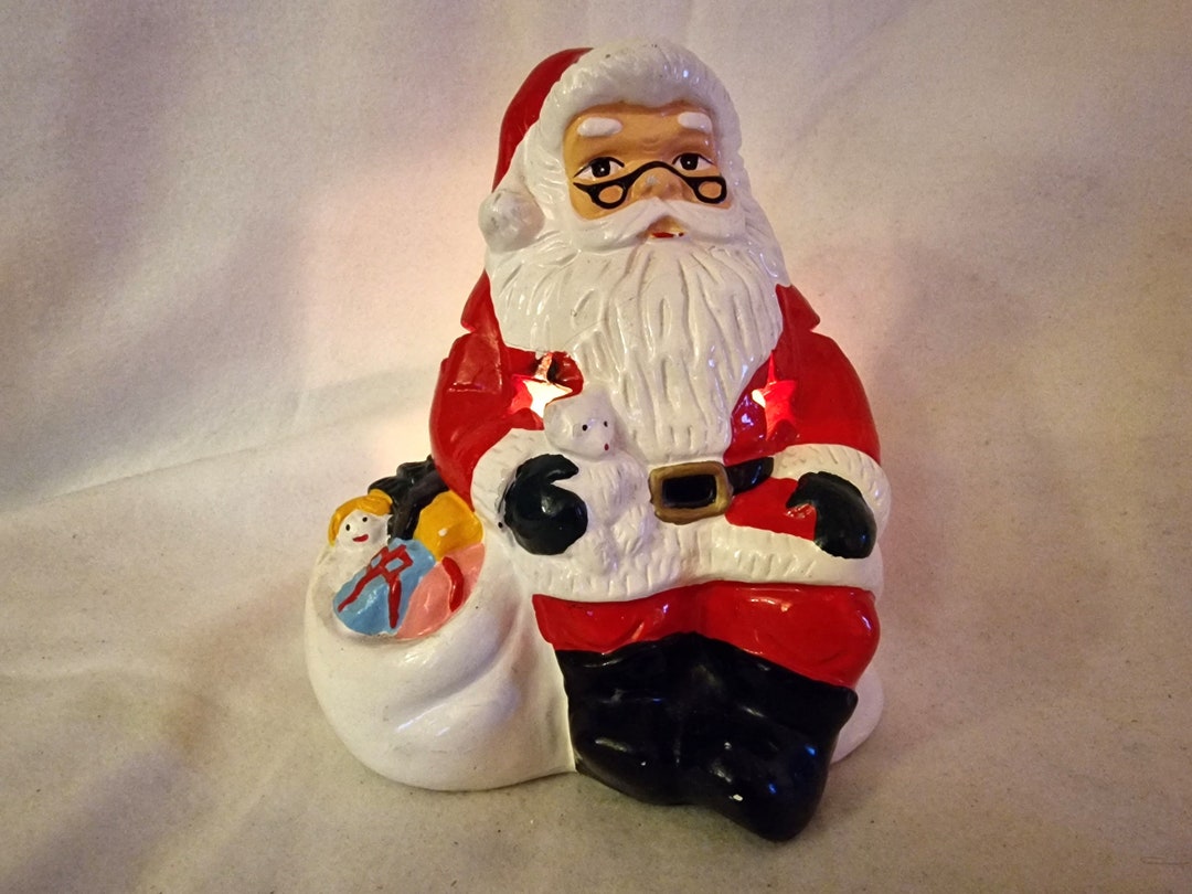 Norwegian Julenisse Vintage Christmas Tea Light Candle Holder ...