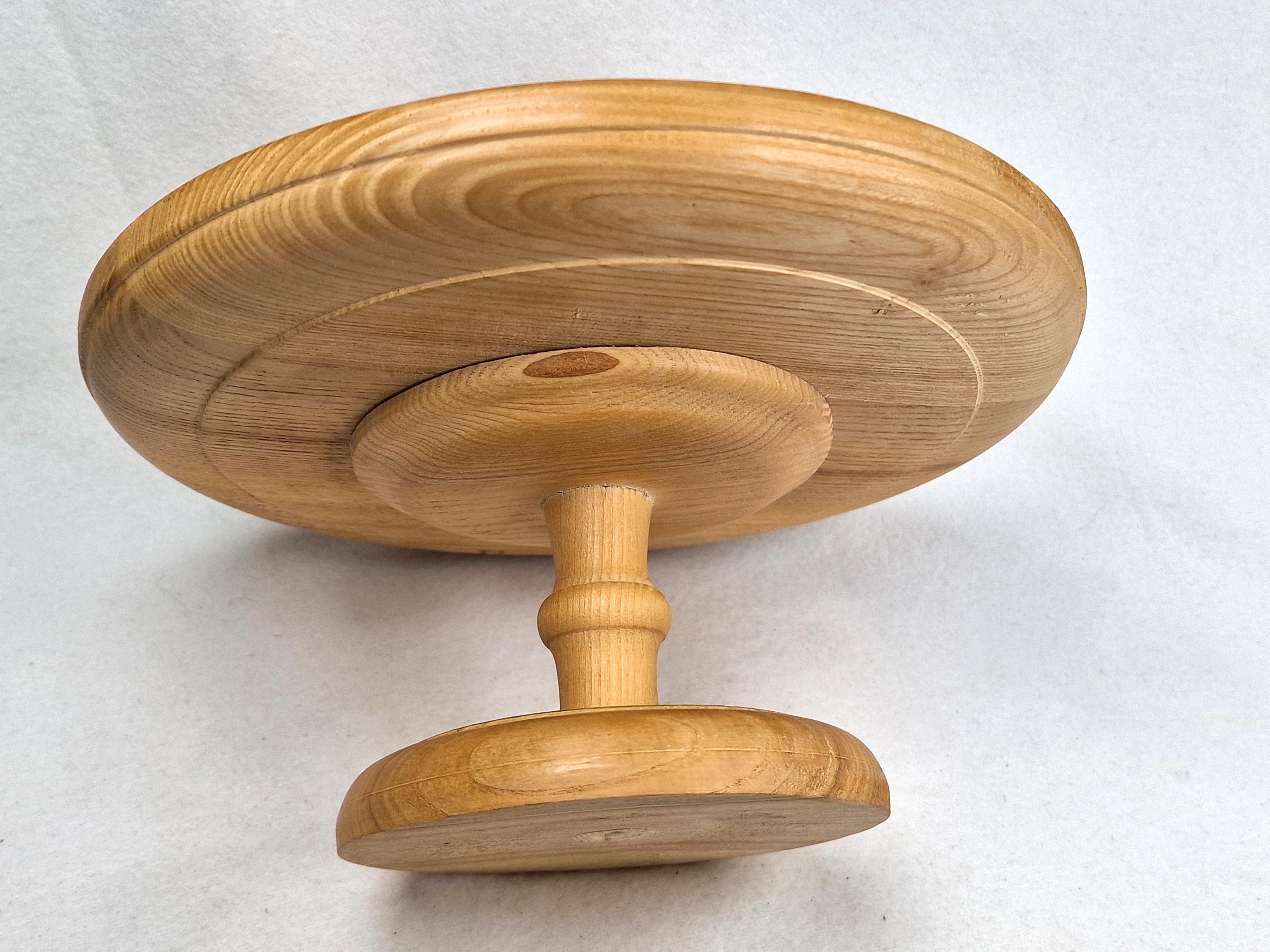 Ash Wood Norwegian Cake Stand. Scandinavian Folk Art. Fruit Bowl - Etsy
