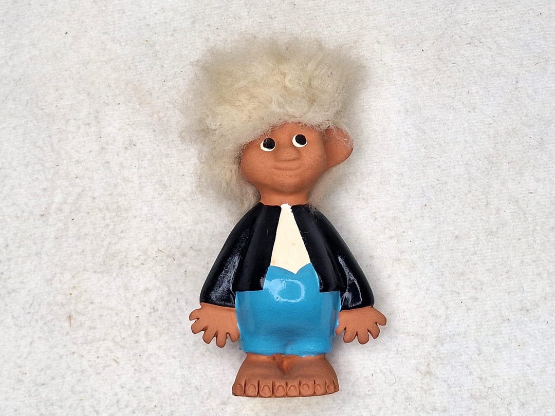 A. Ahonen Finland Ceramic Figurine With Wool Hair, Handcrafted Nordic ...