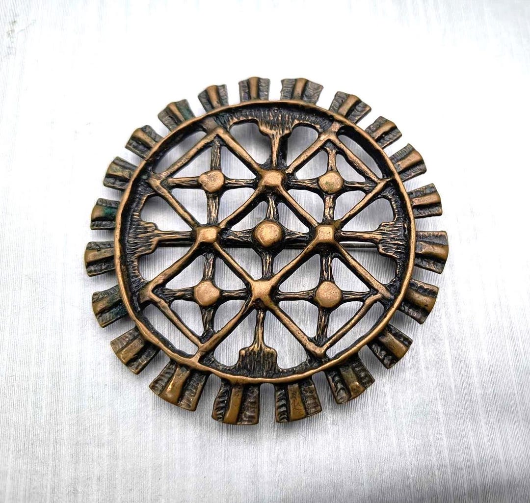 Uni David-andersen Necklace Brooch Design Unn Tangerud Bronze Pendant ...