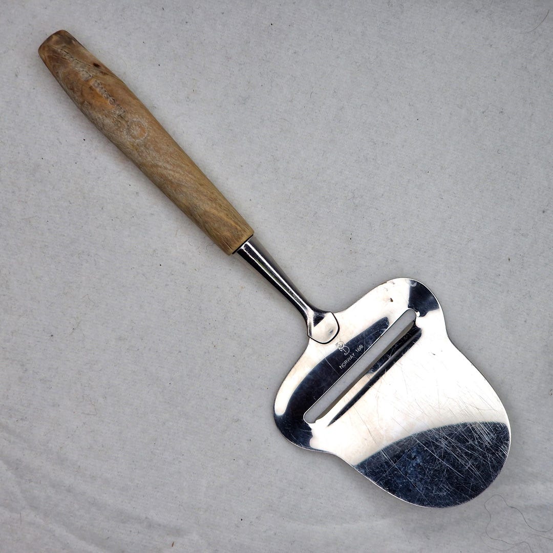 Bjorklund Classic Norwegian Cheese Slicer. Wooden Handle. - Etsy