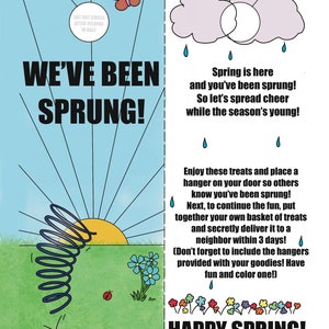 You’ve Been Sprung PRINTABLE- Instant Digital Download- Spring ...
