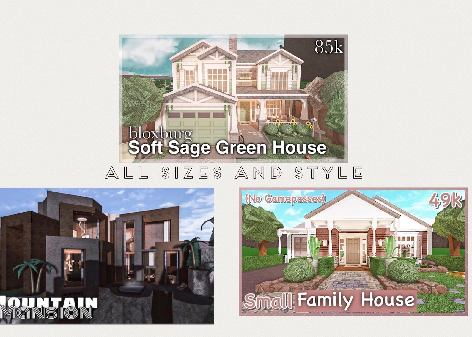 Roblox Bloxburg House Builder - Etsy