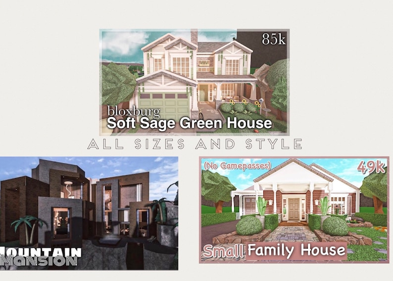Roblox Bloxburg House Builder Etsy