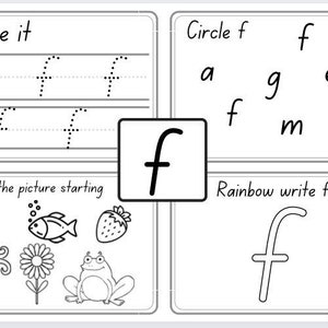 EYFS Alphabet Worksheets, Literacy, Phonics Learning Great for School ...