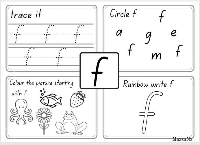 EYFS Alphabet Worksheets, Literacy, Phonics Learning Great for School ...