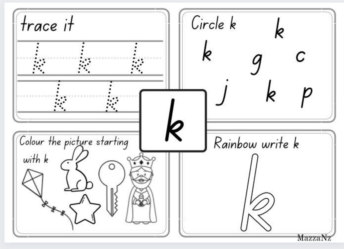 EYFS Alphabet Worksheets, Literacy, Phonics Learning Great for School ...
