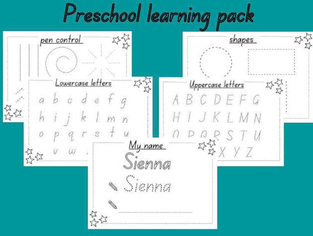 EYFS, Name Writing, Letter Formation, Shapes, Pen Control, Great for ...