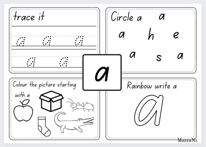 EYFS Alphabet Worksheets, Literacy, Phonics Learning Great for School ...