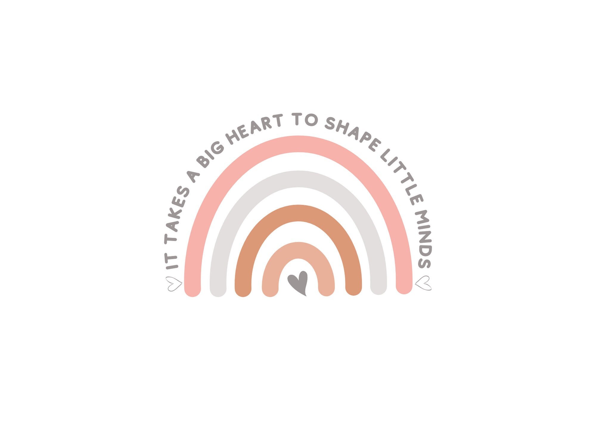 Boho Heart SVG PNG for Teachers - Etsy