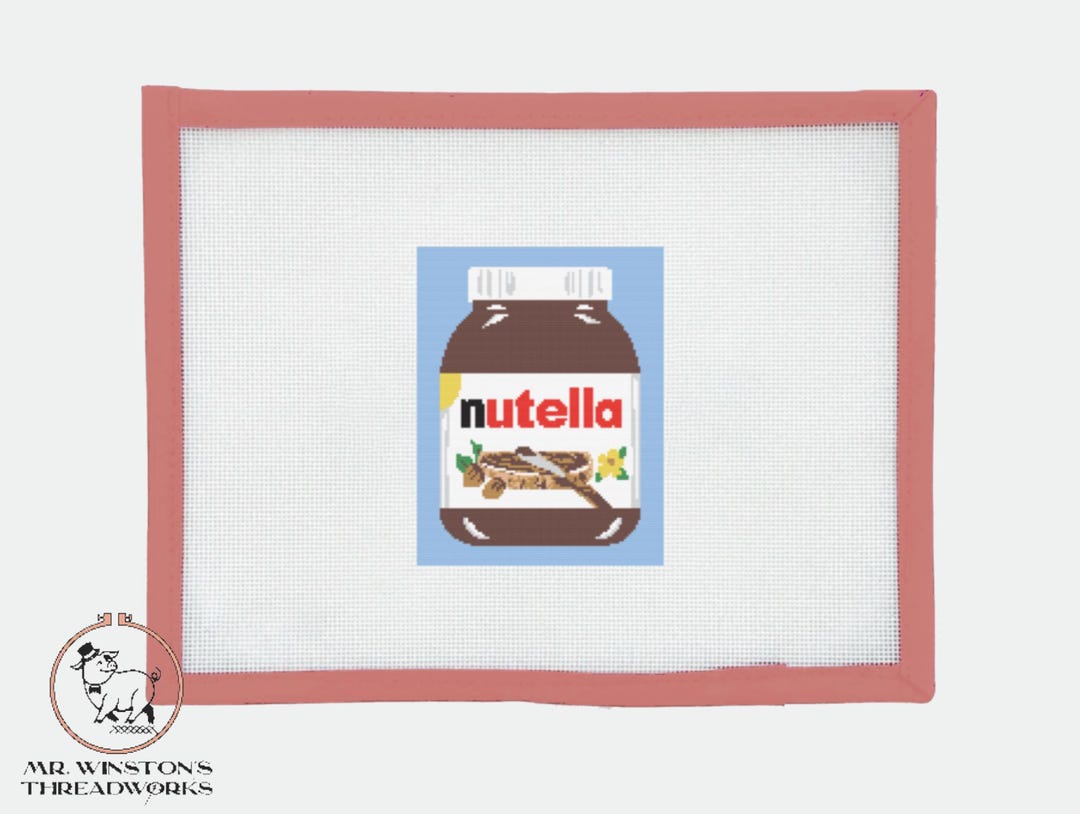 Nutella Cross-stitch Pattern - Etsy