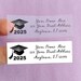 Class of 2025 Graduation Address Labels Stickers Modern, Graduation ...