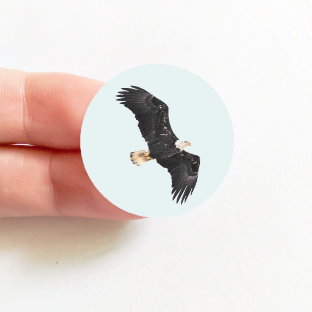 Bald Eagle Planner Sticker Aesthetic, Wildlife Sticker Sheet Vinyl ...