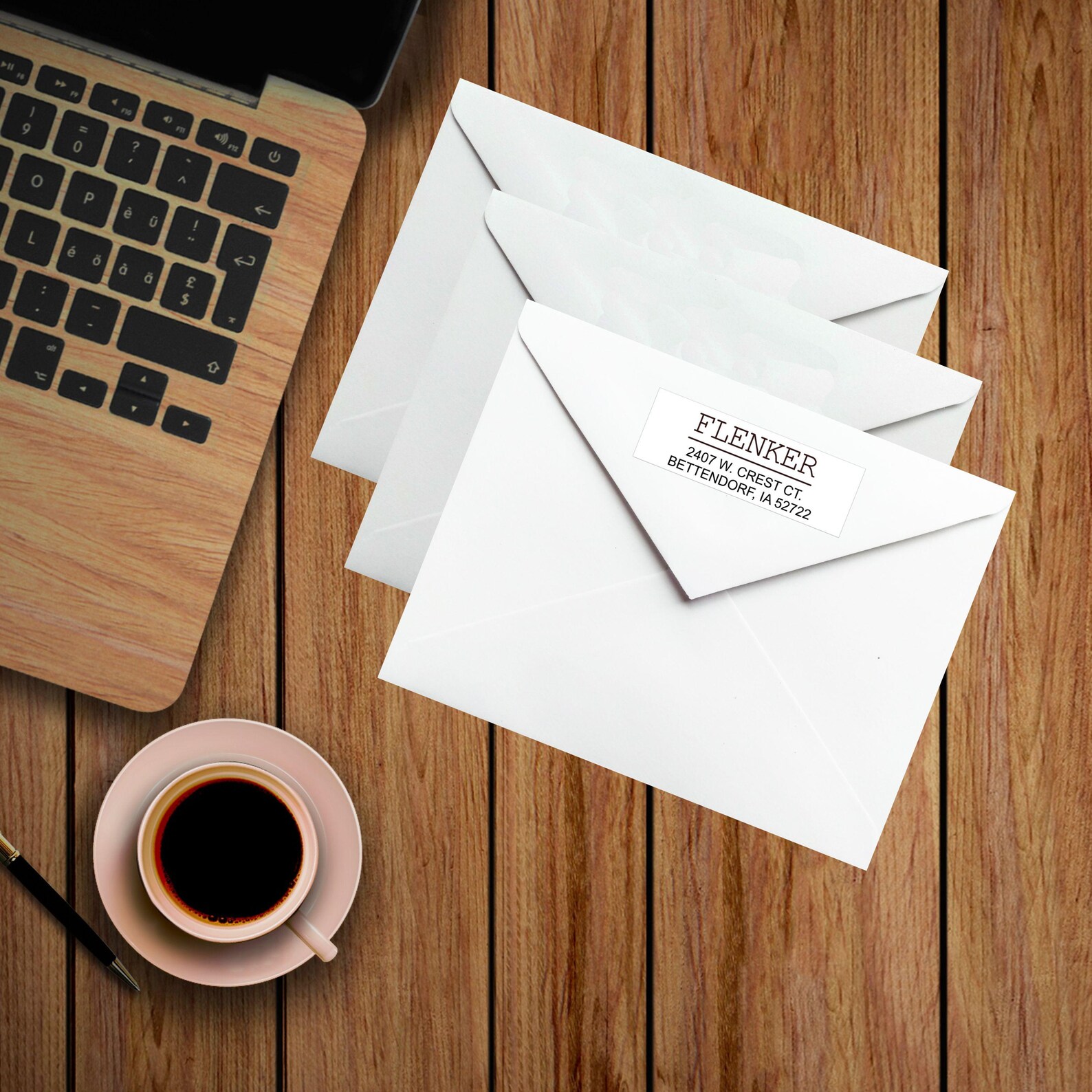 Customized Address Label Black and White, Classic Wedding Address Label ...