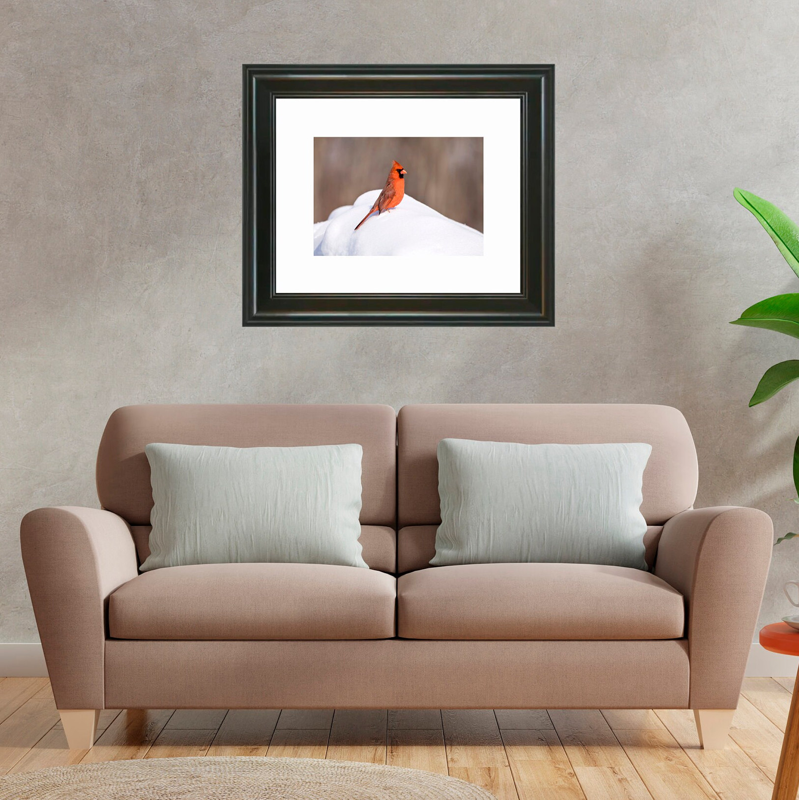 Red Cardinal Bird Photo Print Moody Bird Print, Northern Cardinal Print ...