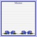 Blue Hydrangea Printable Memo Pad Templates, Floral Memo Sheet Bundle ...