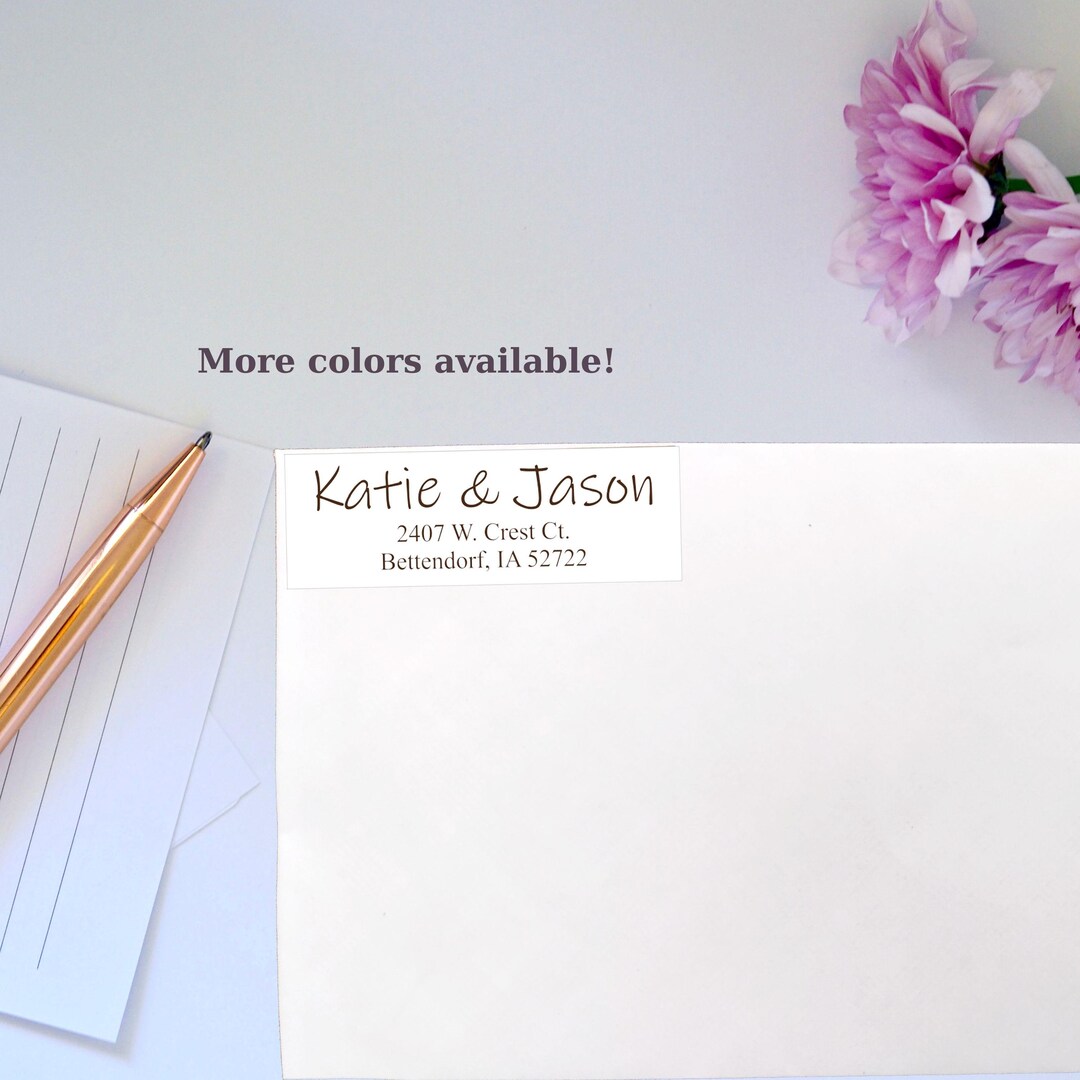 Cute Black and White Return Address Labels, Minimalist Address Stickers ...