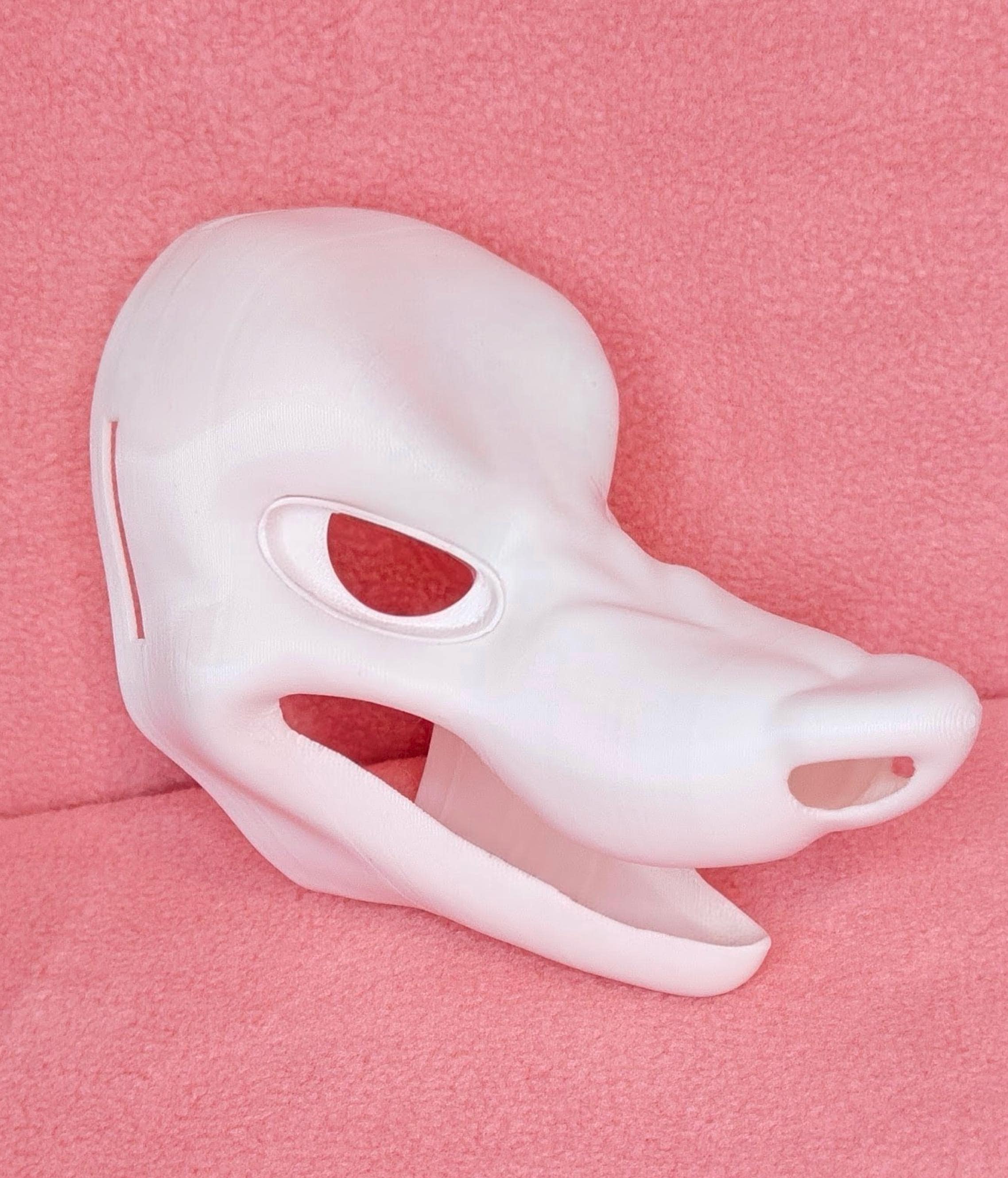 Grumpy Wolf Fursuit Head Base, 3D Printed PLA, Customizable HQ Base for ...