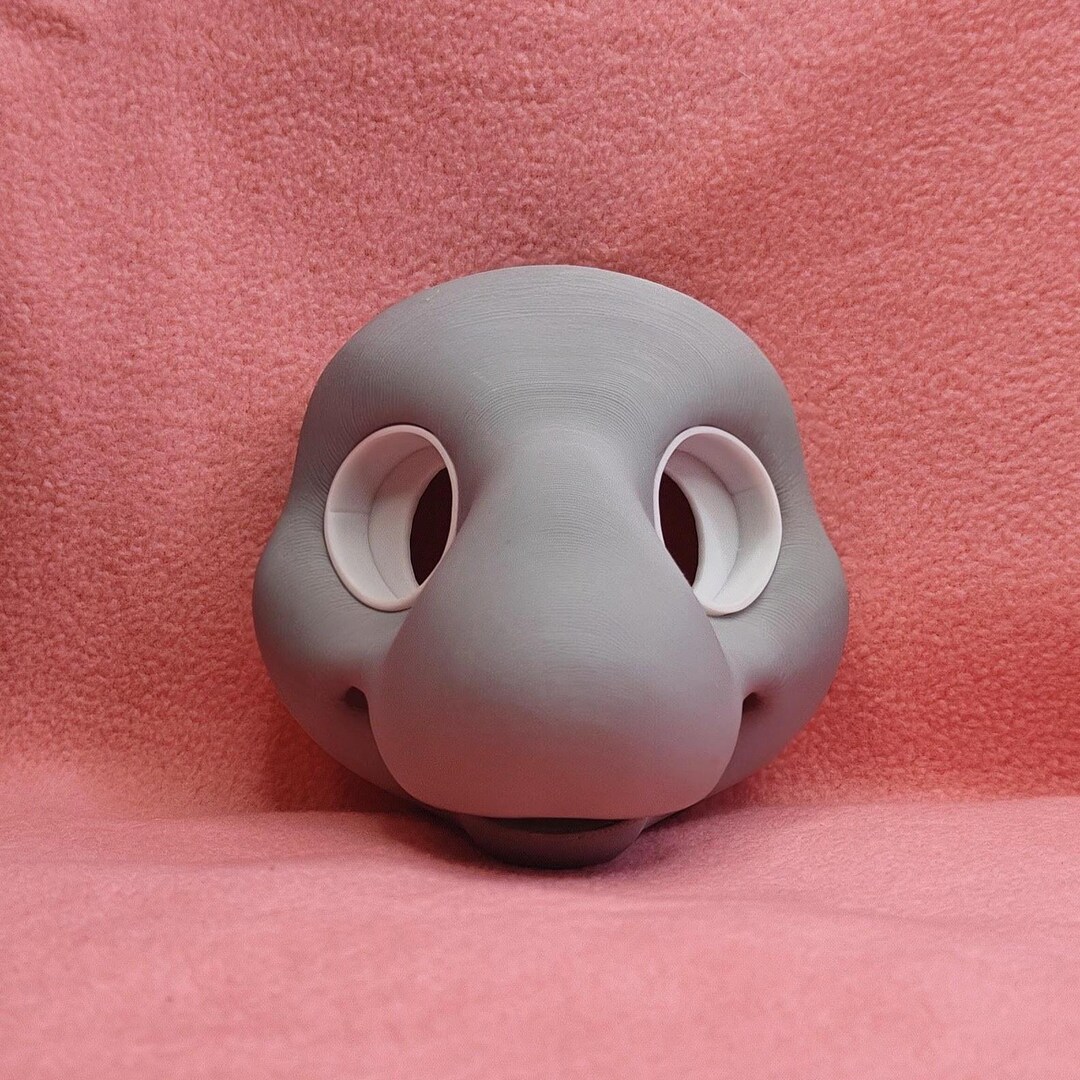 Moth/bug/dragon 3D Printed Fursuit Head Base [PLA] [customizable Eyes ...