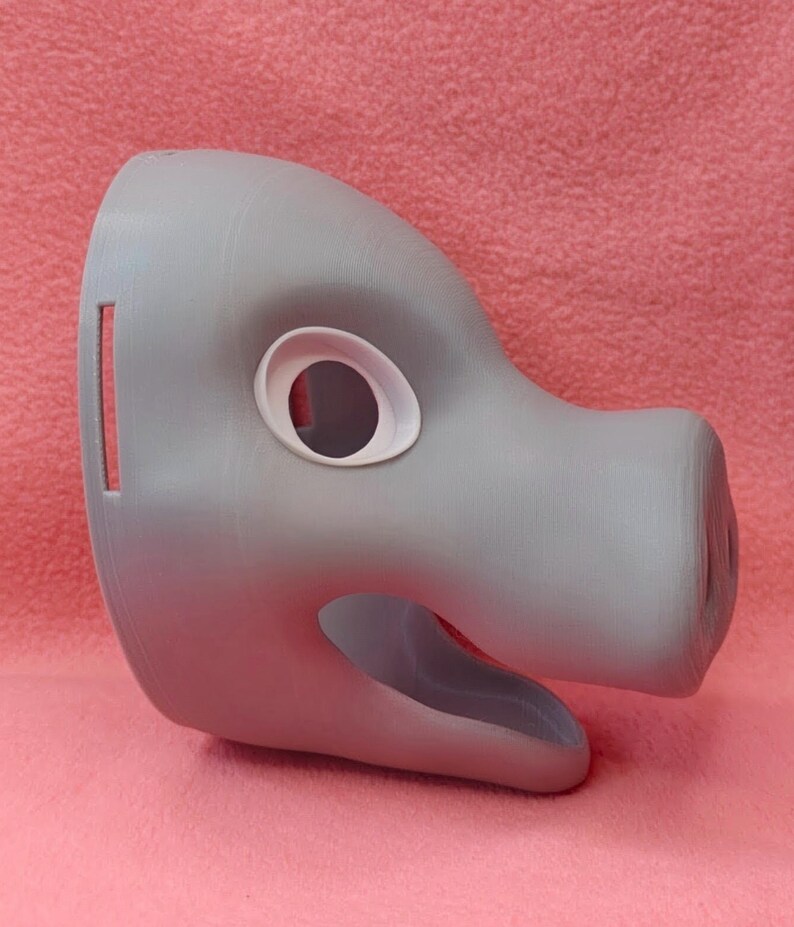 Boar Fursuit Head Base, 3D Printed PLA, Customizable HQ Base for ...