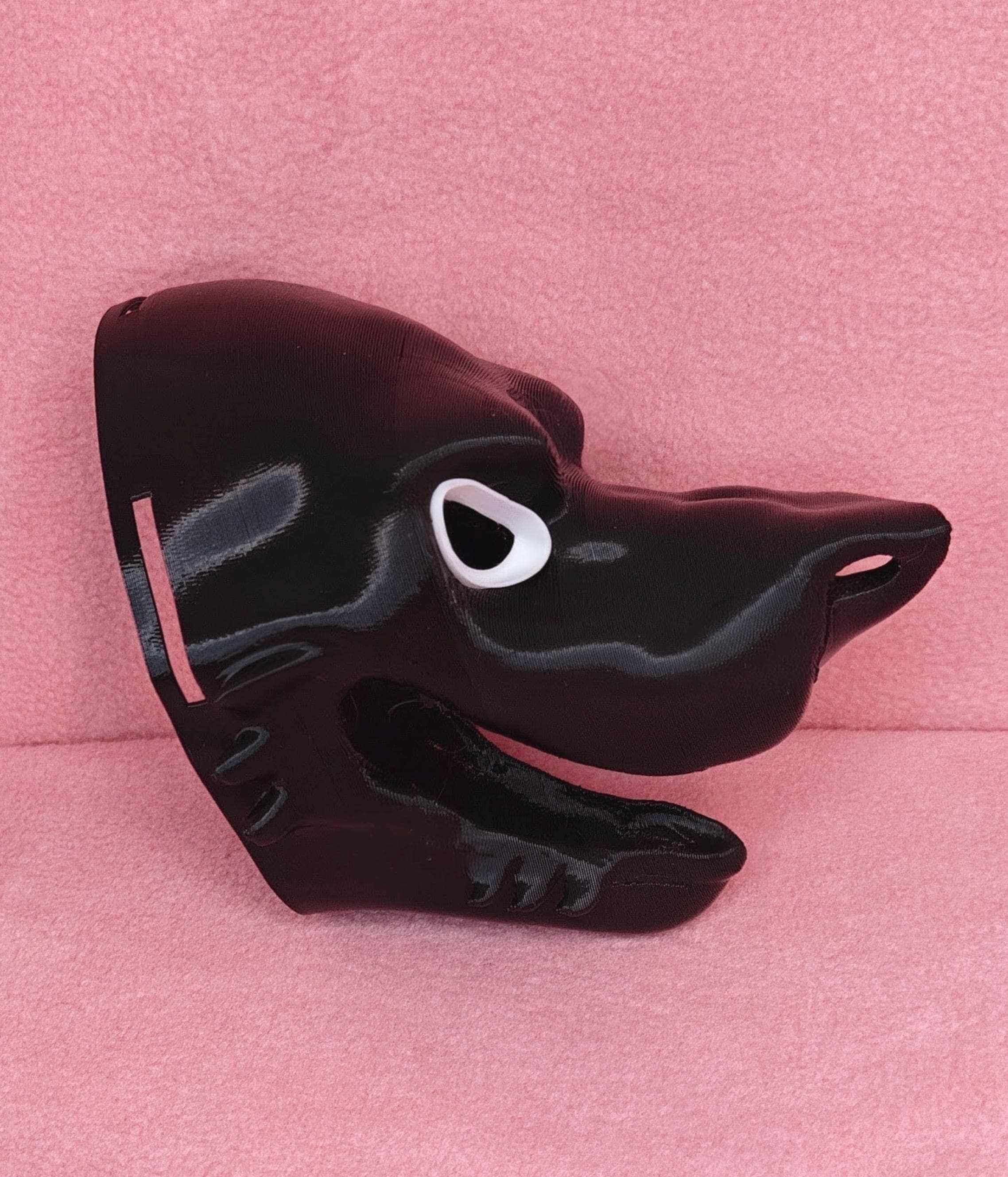 Grumpy Dog Canine Fursuit Head Base V1 / 3D Printed in PLA ...