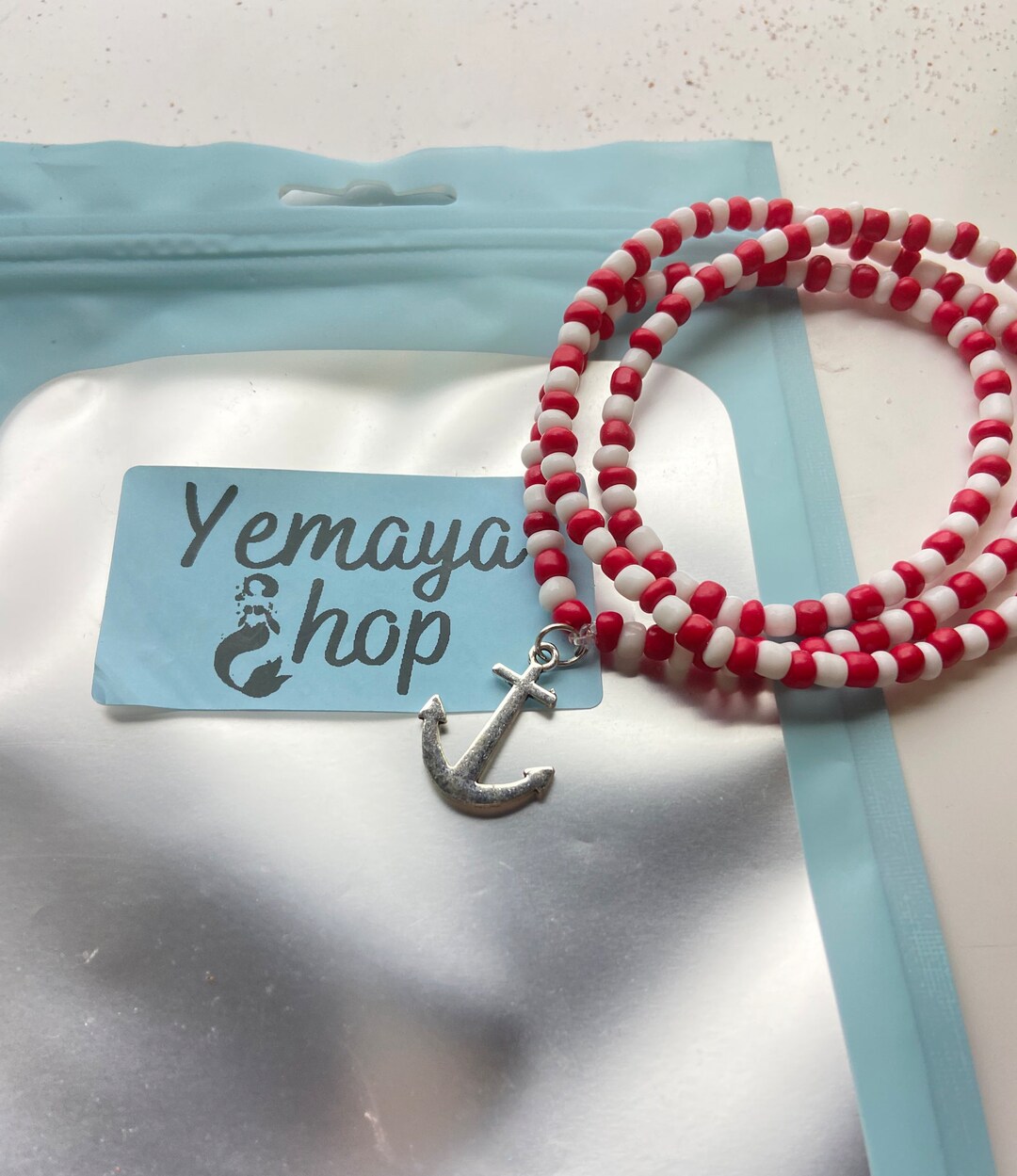 Chango Santeria Necklace Orisha/chango Santeria Collar Orisha - Etsy