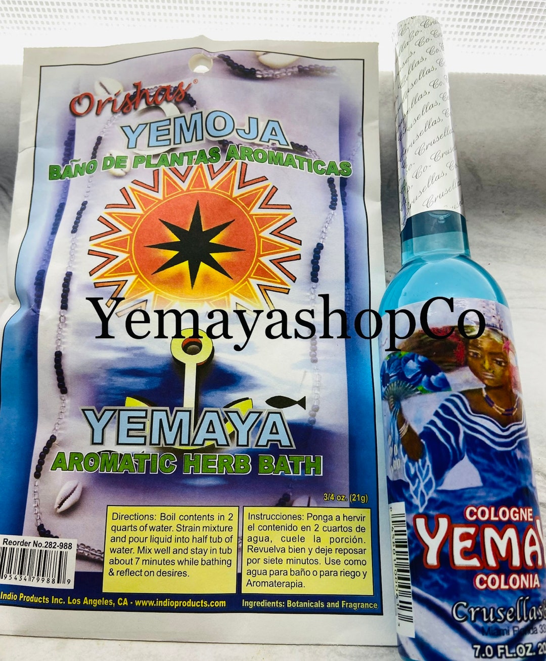 Herbal Yemaya Set/conjunto Hierbal Yemaya - Etsy