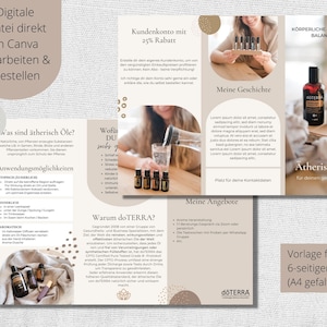 Canva Flyer Design Doterra Flyer Template for New Customers Essential ...