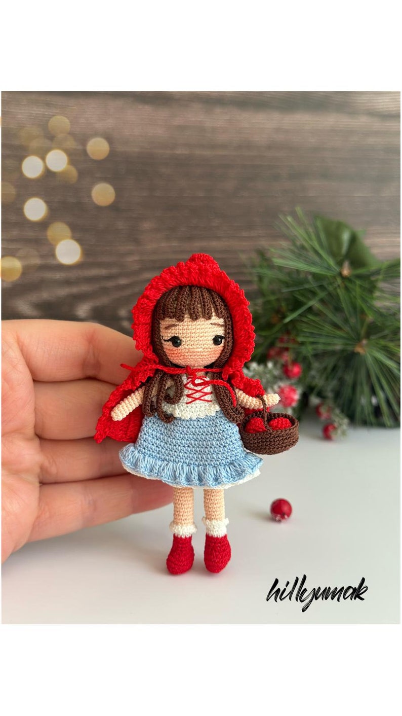 Little Red Riding Hood Caperucita Roja Pattern Miniature English ...