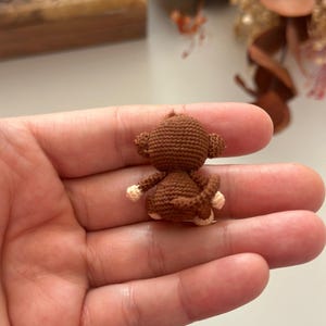 Miniature Amigurumi Monkey Micro Monkey - Etsy
