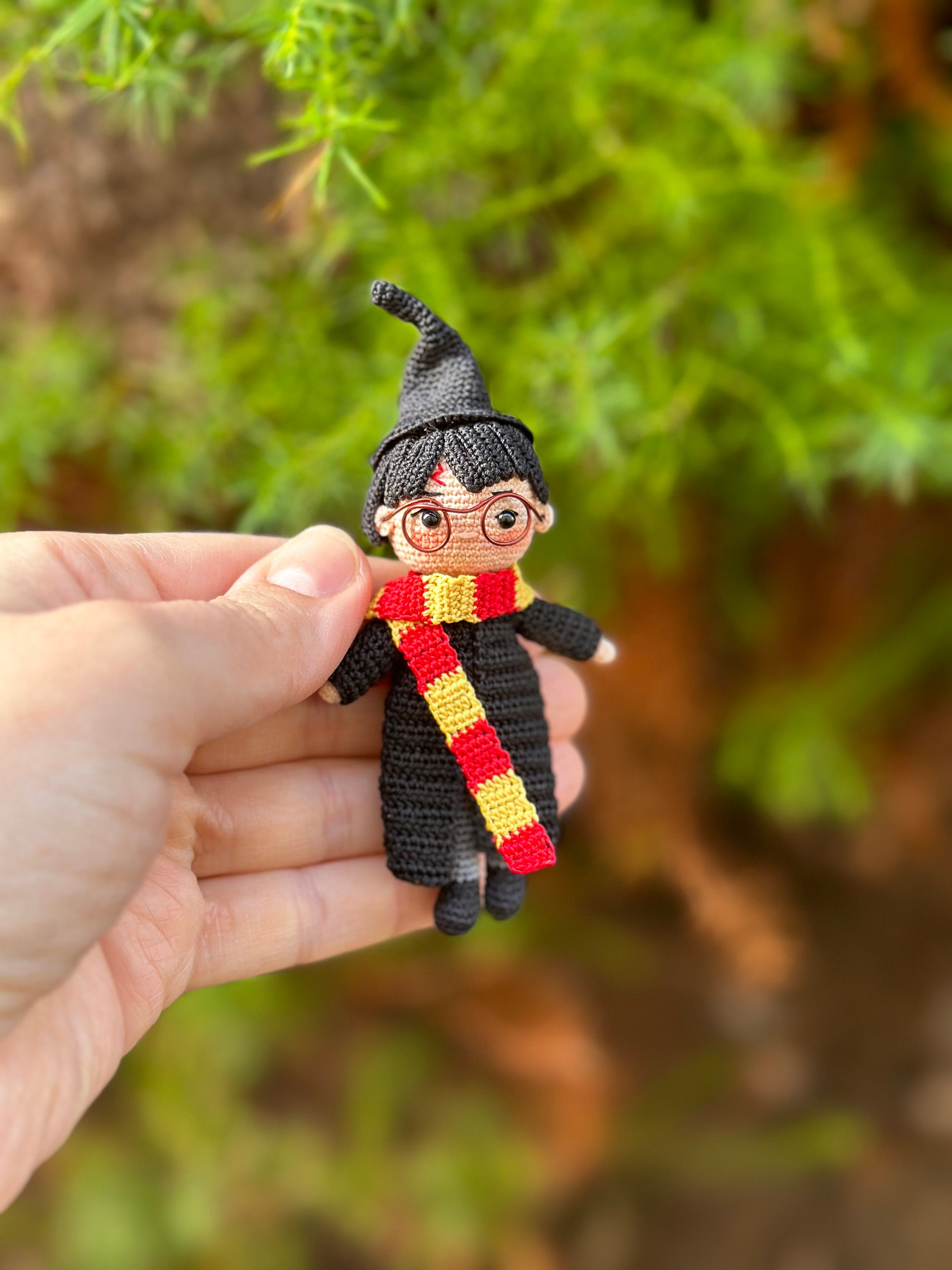 The Wizard Harry Miniature Pattern Amigurumi Miniature Wizard Crochet ...