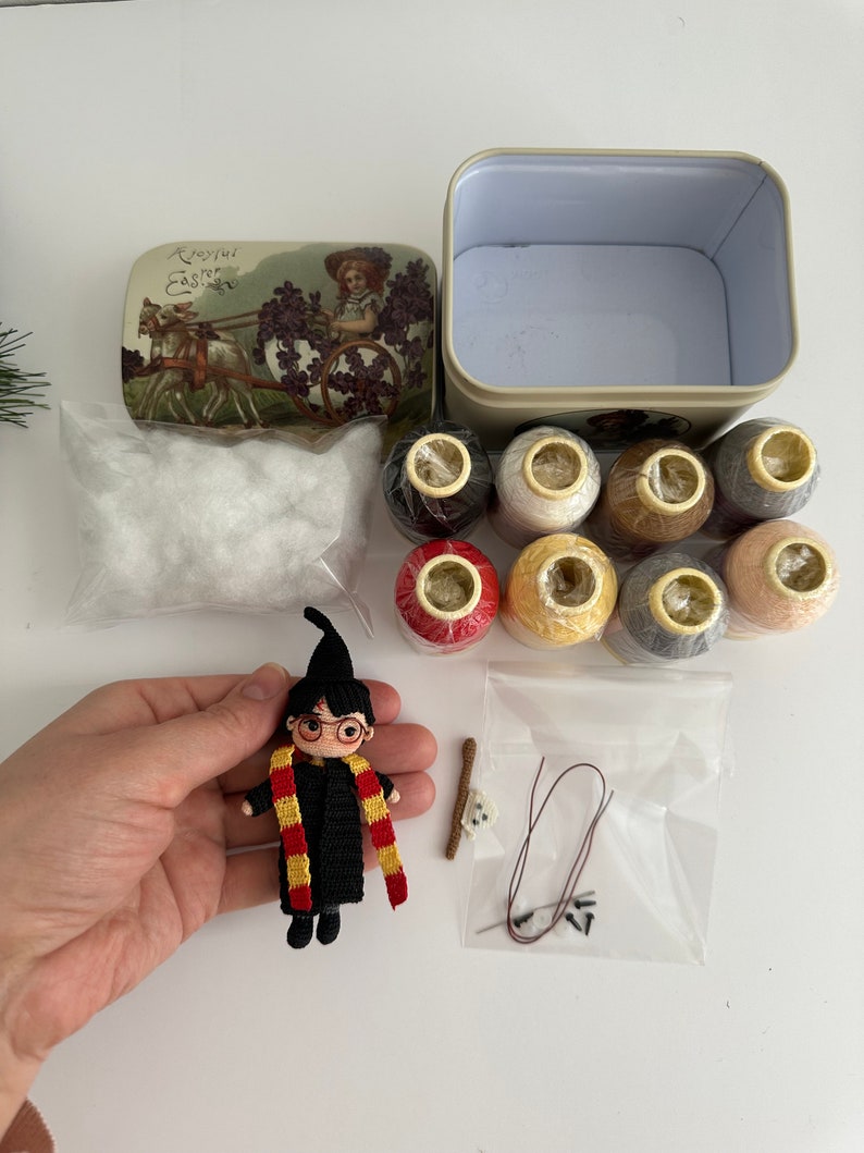 Wizard Boy Kit Wizard Boy Pattern Miniature Wizard Pattern - Etsy