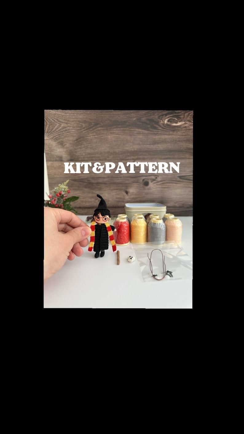 Wizard Boy Kit Wizard Boy Pattern Miniature Wizard Pattern - Etsy