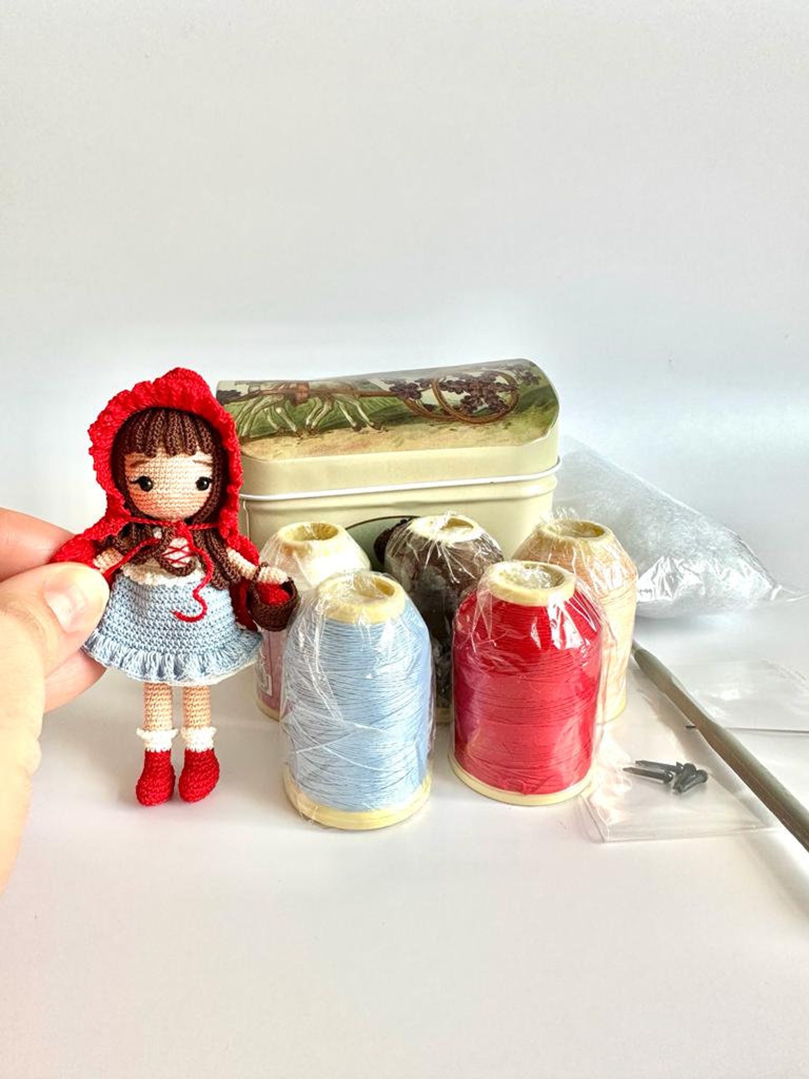 Little Red Riding Hood Amigurumi Kit Little Red Riding Hood - Etsy Canada