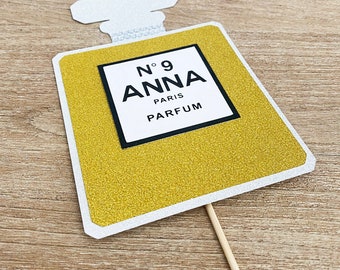 Perfume Cake Topper | Etsy UK