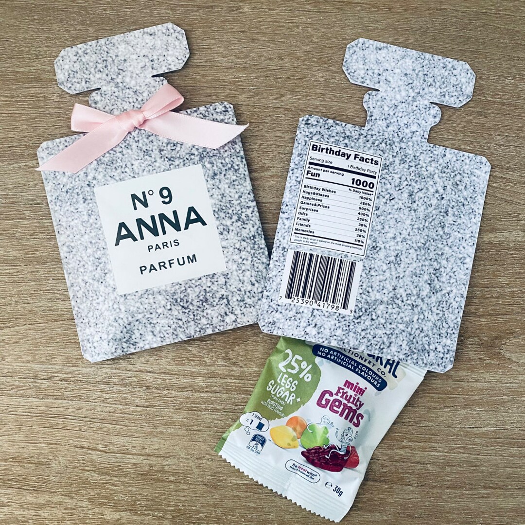 Personalized Glamour Birthday Party Lolly Bag - Etsy