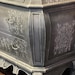 Hand-painted Gray Bombay Chest: Floral Accent French Dresser - Etsy