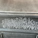 Hand-painted Gray Bombay Chest: Floral Accent French Dresser - Etsy