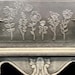 Hand-painted Gray Bombay Chest: Floral Accent French Dresser - Etsy