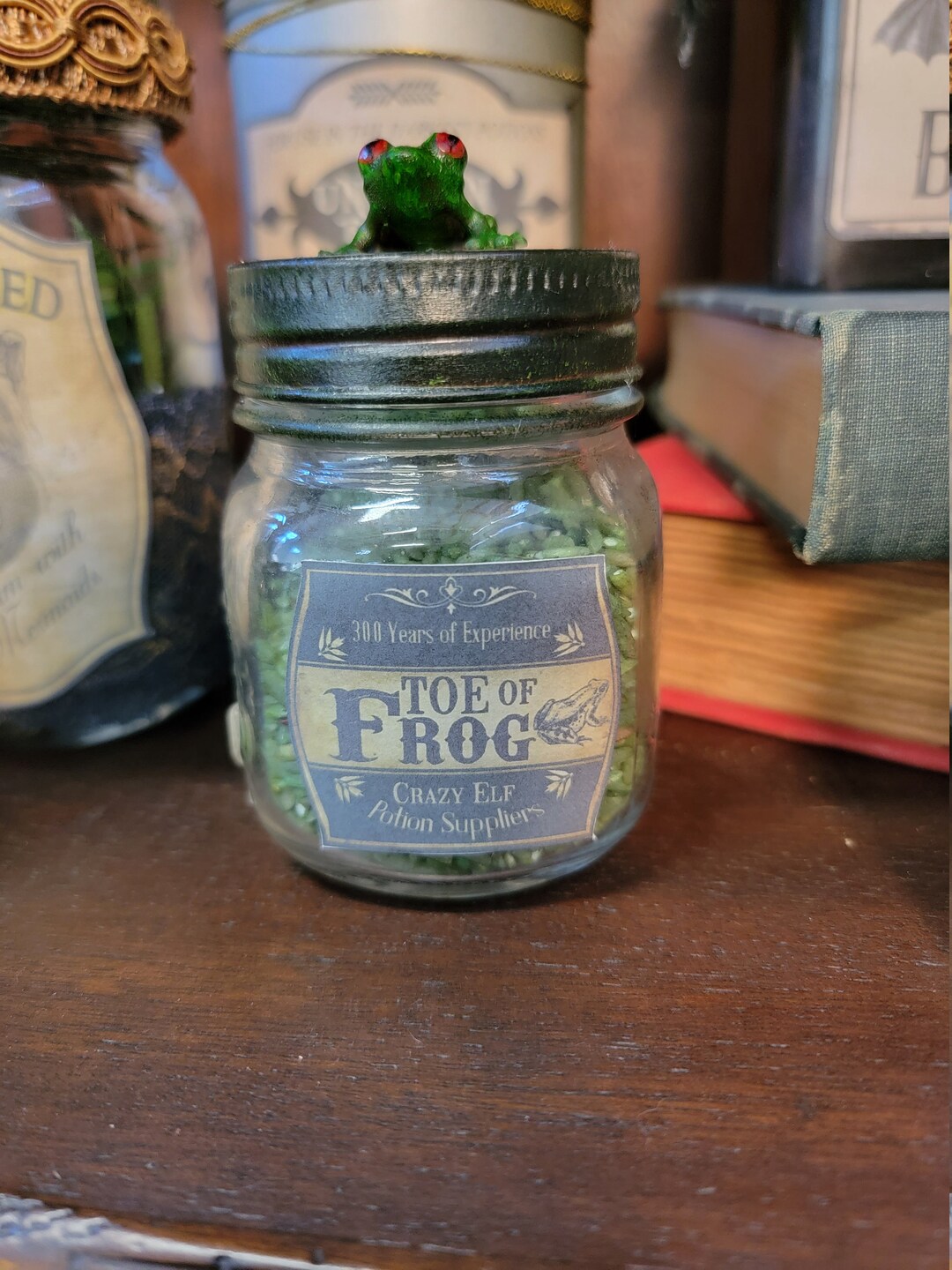 Toe of Frog | Apothecary Potion Jar | Small - Etsy